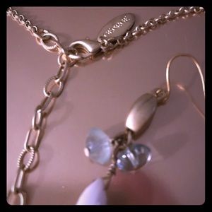 George | Jewelry | Gold Chain Beaded Y Necklace Earring Set | Poshmark